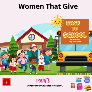 Back To School Initiative - Women That Give